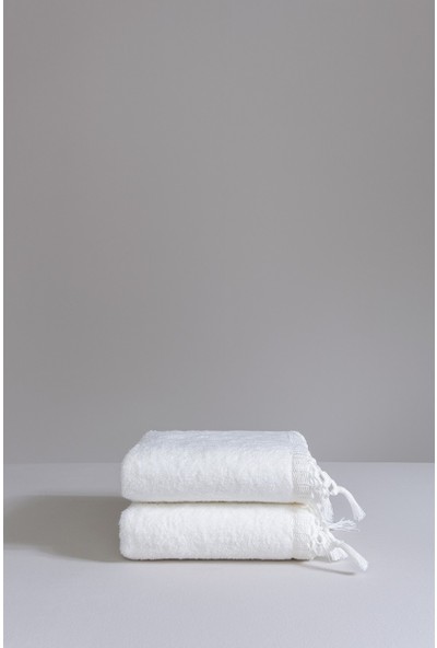 Ekru Londra 50x90 Cm 2'Li Havlu Seti