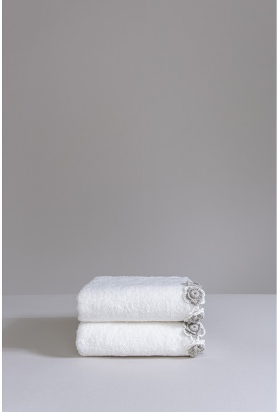 Ekru Roma 50x90 Cm 2'Li Havlu Seti Ekru Roma 50x90 Cm 2'Li Havlu Seti