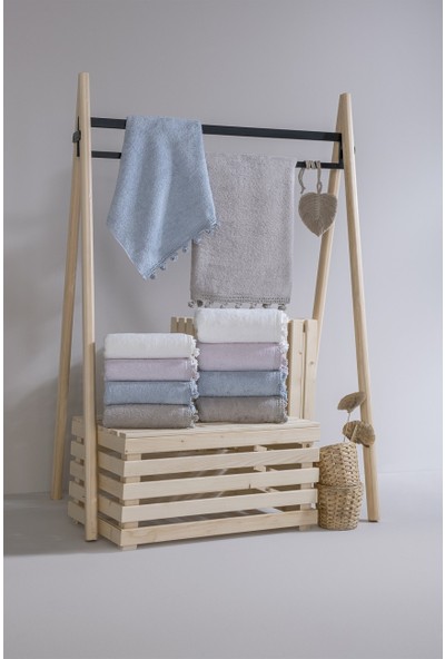 Lila Berlin 50x90 Cm + 70x140 Cm 2'Li Havlu Seti