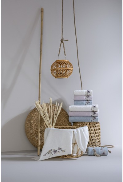 Ekru Moskova 50x90 Cm + 70x140 Cm 2'Li Havlu Seti Ekru Moskova 50x90 Cm + 70x140 Cm 2'Li Havlu Seti