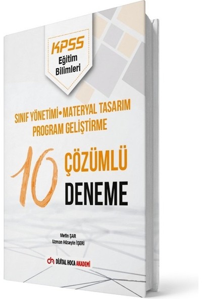 Dijital Hoca Akademi KPSS 2022 Eğitim Bilimleri Program Geliştirme Çözümlü 10 Deneme