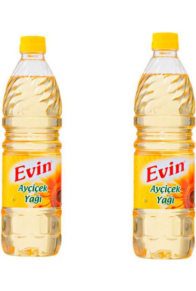Evin 2 x 1 Litre Sıvı Ayçiçek Yağı Evin 2 x 1 Litre Sıvı Ayçiçek Yağı