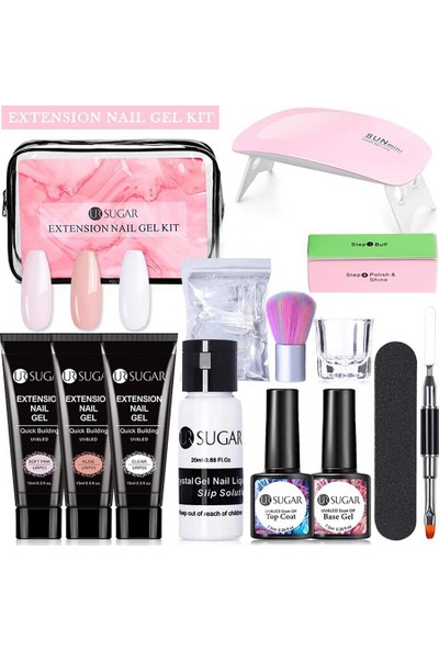 Ur Sugar Poly Jel Protez Tırnak Başlangıç Seti Ur Sugar Poly Jel Protez Tırnak Başlangıç Seti
