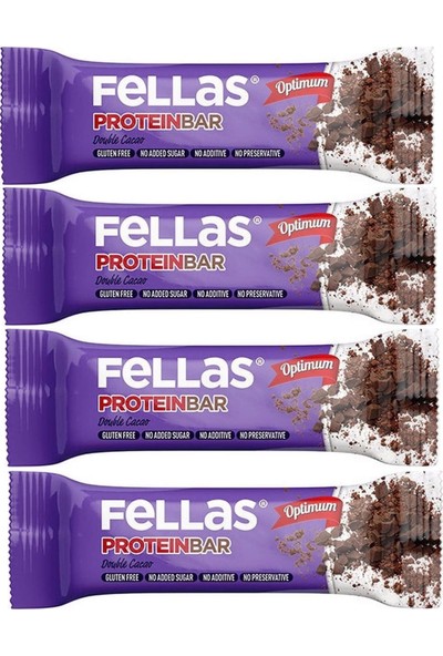 Fellas Optimum Protein Bar Duble Kakao 32GR 4