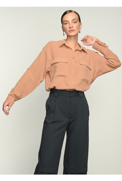 People By Fabrika Gömlek, 42, Deve Tüyü