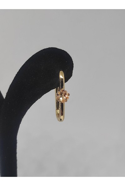 to Cosmos Rose Beyaz Yıldız Zirkon Taşlı Trend Kadın Küpe