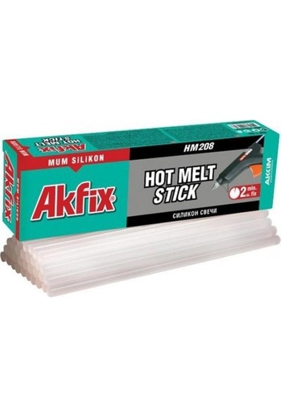 Akfix Kalın Mum Silikon 5 Adet