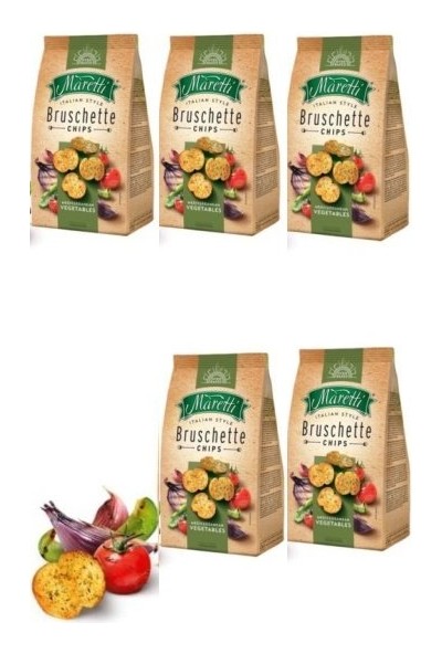 Maretti Bruschette Medıterranean Vegetables 70 Gr 5'li Maretti Bruschette Medıterranean Vegetables 70 Gr 5'li