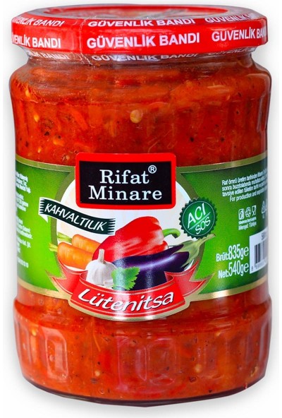 Rıfat Minare Lutenitsa Acı Sos 580CC Cam