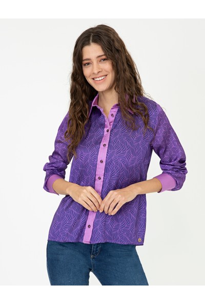 Pierre Cardin Menekşe Comfort Fit Gömlek 50244975-VR037