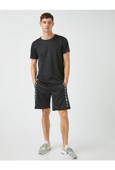 Koton Baskılı Cepli Spor Şort