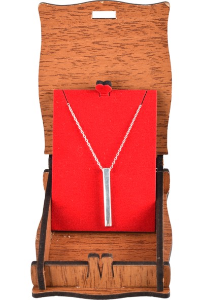 925 Ayar Gümüş Çubuk Kolye