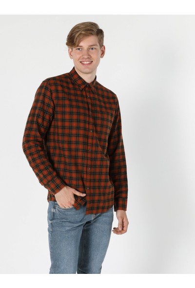 Colin's Haki Erkek Gömlek U.kol