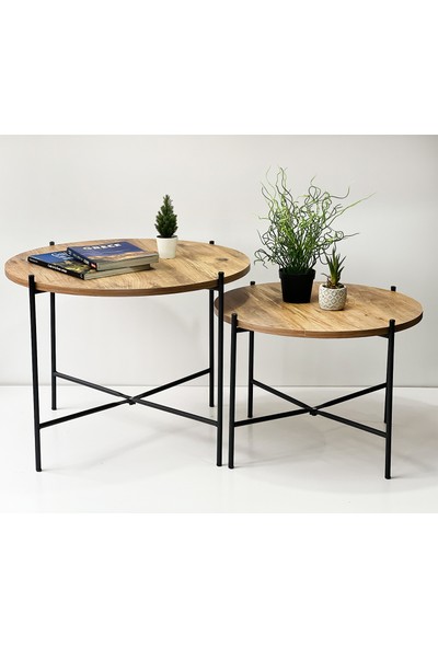 Weblonya Ikili Sehpa Yuvarlak Orta Zigon Sehpa Dekoratif Mobilya 5185 Weblonya Ikili Sehpa Yuvarlak Orta Zigon Sehpa Dekoratif Mobilya 5185