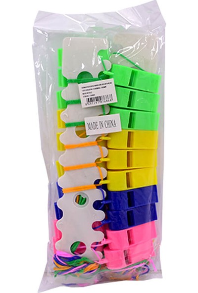 Kızılkaya 1705002 Plastik Düdük 20 Li Poşet