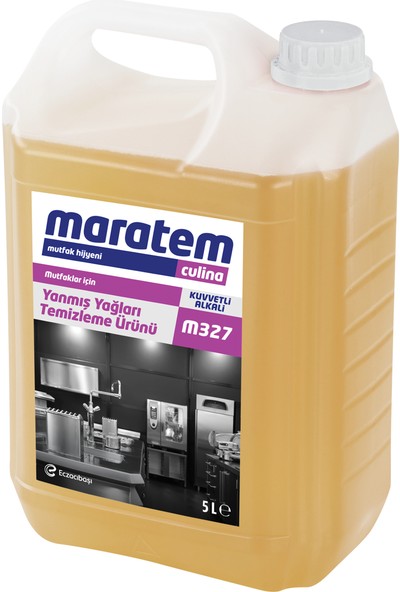 Maratem M327 Yanmış Yağları Temizleme Ürünü 5 L