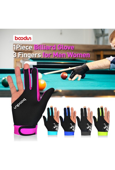 Boodun 1 Adet Bilardo Eldiven 3 Parmaklar Cue Spor (Yurt Dışından) Boodun 1 Adet Bilardo Eldiven 3 Parmaklar Cue Spor (Yurt Dışından)