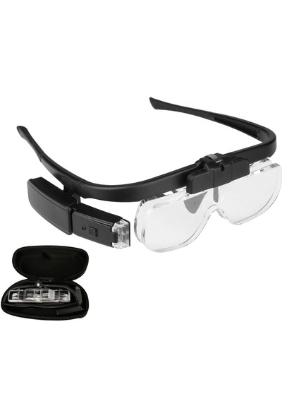 Dameng 4.5x LED Işıklı Büyüteç - Siyah (Yurtdışından)