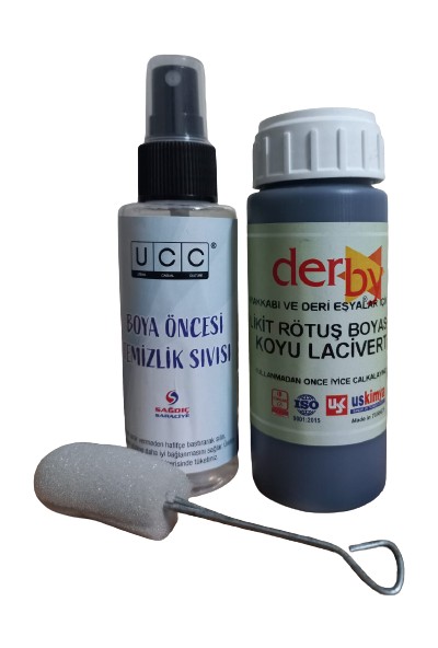 Derby Deri Eşya ve Ayakkabı Likit Bakım Rötuş Boyası ve Sağdıç Temizleme Sıvısı 100 ml Derby Deri Eşya ve Ayakkabı Likit Bakım Rötuş Boyası ve Sağdıç Temizleme Sıvısı 100 ml