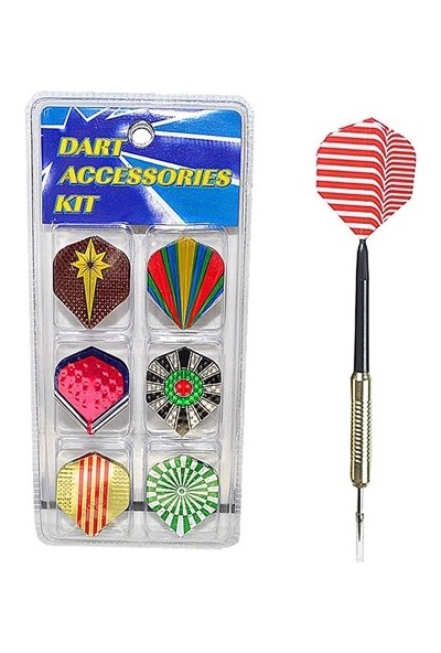 Avessa Dart Oku Kanatları Metalik 18 Adet Avessa Dart Oku Kanatları Metalik 18 Adet