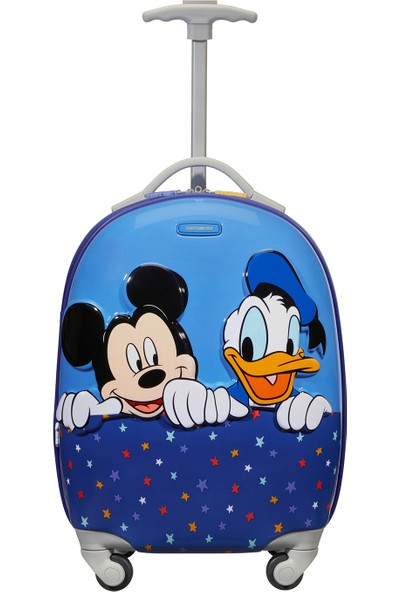 Samsonite Mickey And Donald Stars - 4 Tekerlekli Kabin Boy Valiz 46 cm