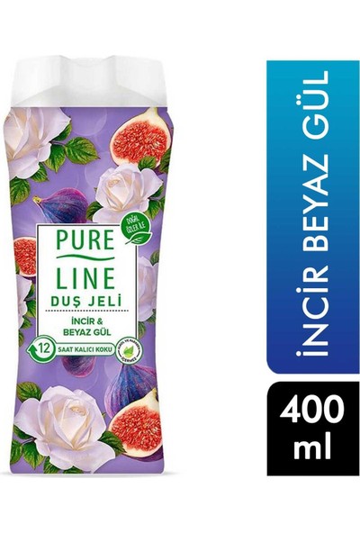 Pure Pureline Duş Jeli 400 ml Incir ve Beyaz Gül 8690637917967 Duş Jeli