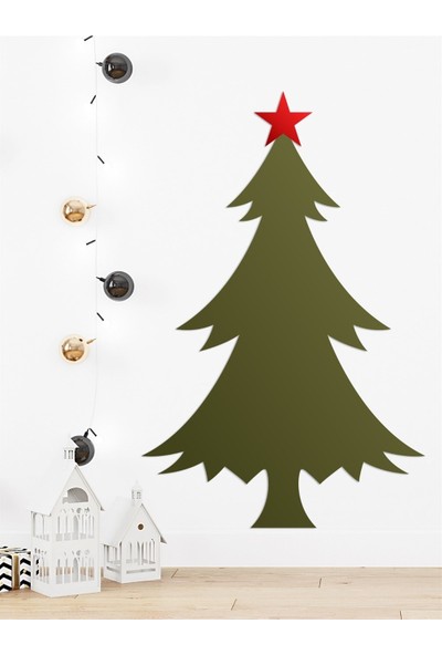 Altın Reklam Pleksi Yılbaşı Ağacı 1