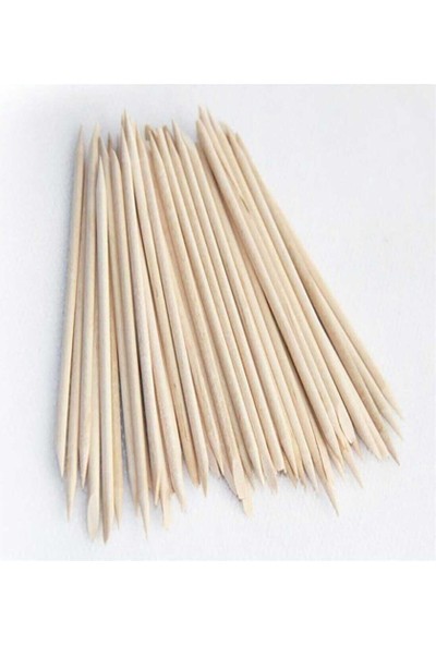 Elea Ahşap Et Itici 100'LÜ Manikür Çubuğu (Portakal Çubuğu)