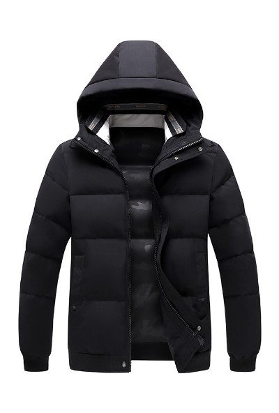 Jiukang Erkek Pamuklu Şişme Mont - Siyah (Yurt Dışından) Jiukang Erkek Pamuklu Şişme Mont - Siyah (Yurt Dışından)