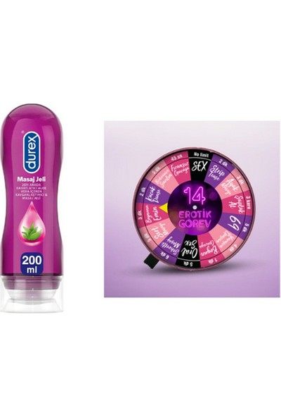 Durex Aloevera & Masaj Jeli 200 ml ve Pudra
