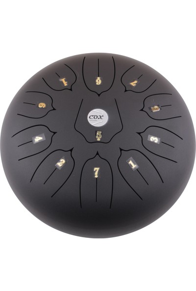 Cox Steel Tongue Drum (Siyah)