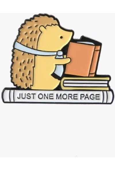 Ms. Hu Store Just One More Page Yaka Pini, Metal Rozet