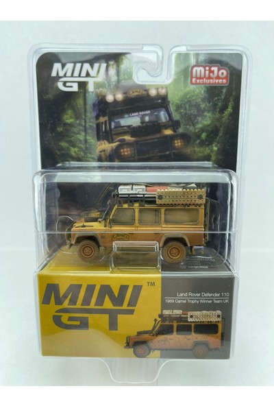 Mini GT Mijo Mini Gt 1980 Land Rover Defender 110 Camel Trophy Uk Çamurlu Versiyon 1:64 Mini GT Mijo Mini Gt 1980 Land Rover Defender 110 Camel Trophy Uk Çamurlu Versiyon 1:64