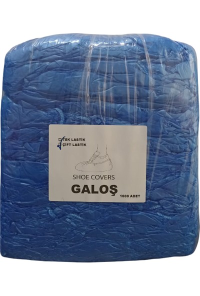 Artdem 13 Mikron Çift Lastik 1000'LIK Kalın Galoş Artdem 13 Mikron Çift Lastik 1000'LIK Kalın Galoş