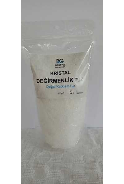 Bulut Tuz Kristal Değirmenlik Granür Tuz Doypak 500GR