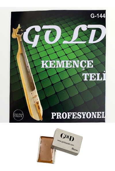 Gold Profesyonel Kemençe Teli ve Reçine Gold Profesyonel Kemençe Teli ve Reçine