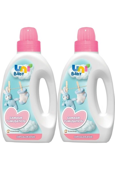 Uni Baby Çamaşır Yumuşatıcı 1500ML Hassas Ciltler Için/hipoalerjenik (Pembe) (2 Li Set) Uni Baby Çamaşır Yumuşatıcı 1500ML Hassas Ciltler Için/hipoalerjenik (Pembe) (2 Li Set)