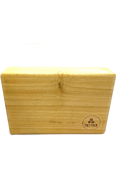 Treyoga Ince Ahşap Yoga Blok - Treyoga