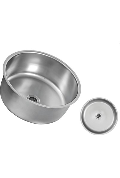 Şen 38'lik Yuvarlak Tezgahaltı Eviye