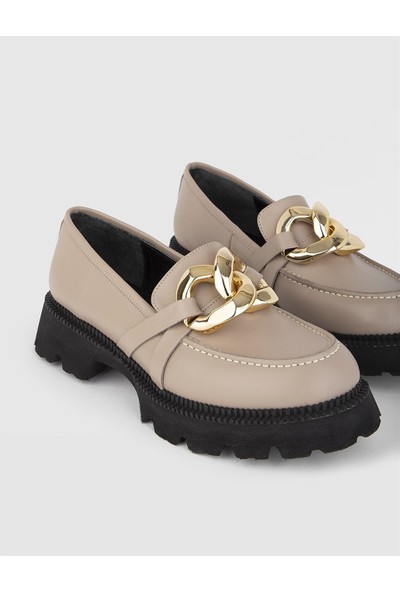 İLVİ Guta Kadın Vizon Loafer Ayakkabı