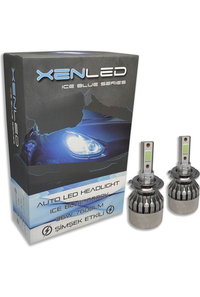 Xenled Yeni Nesil Iceblue Buz Mavi LED Xenon Far Ampulü H7 Xenled Yeni Nesil Iceblue Buz Mavi LED Xenon Far Ampulü H7