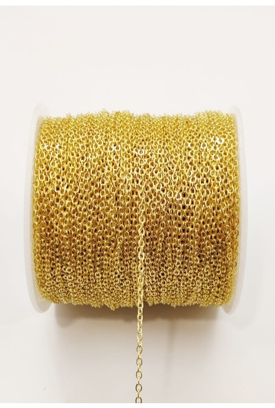 Yiğit Aksesuar Kolye Bileklik Zinciri Gold 5 Metre Kararma Yapmaz Yiğit Aksesuar Kolye Bileklik Zinciri Gold 5 Metre Kararma Yapmaz