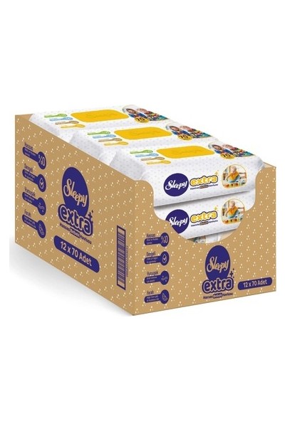 Sleepy Extra Hassas Islak Havlu 70 X12 Sleepy Extra Hassas Islak Havlu 70 X12