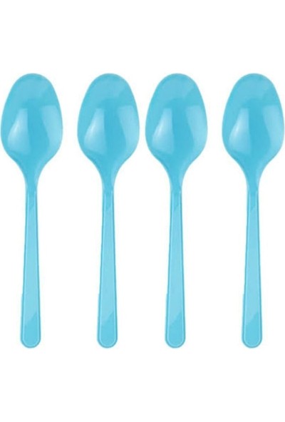 Dipak Mavi Renk Plastik Kaşık (25 Adet) Dipak Mavi Renk Plastik Kaşık (25 Adet)