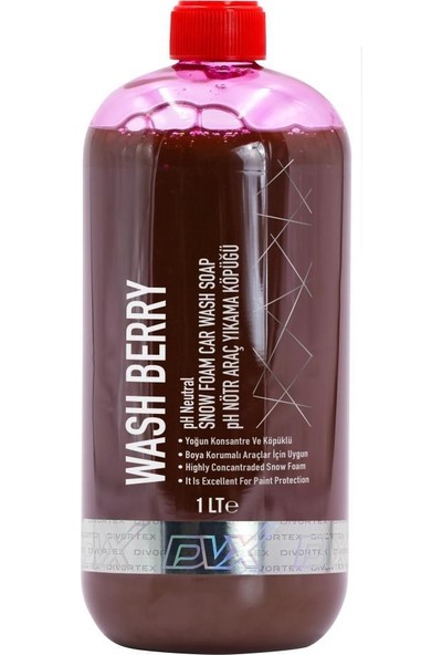 Divortex Dvx Wash Berry Ph Nötr Oto Şampuanı 1 Lt. Divortex Dvx Wash Berry Ph Nötr Oto Şampuanı 1 Lt.