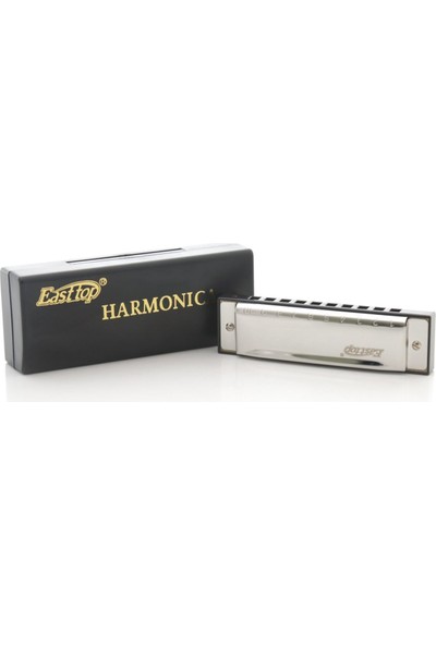 East Top T10-3 Paslanmaz Çelik Gövde (10 Delikli - Gümüş Renk Harmonica). East Top T10-3 Paslanmaz Çelik Gövde (10 Delikli - Gümüş Renk Harmonica).