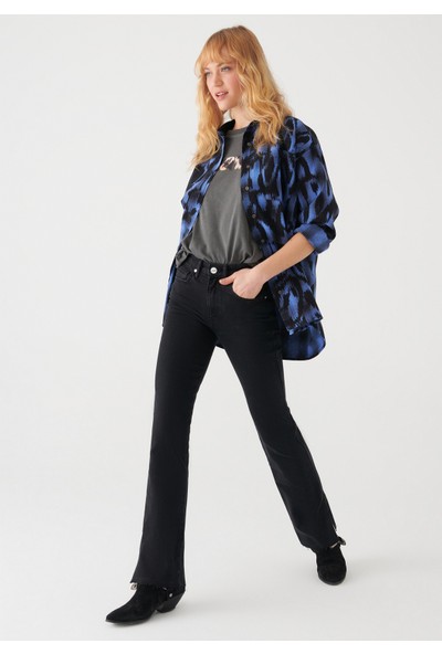 Mavi Maria Slit Gri Istanbul Jean Pantolon Mavi Maria Slit Gri Istanbul Jean Pantolon