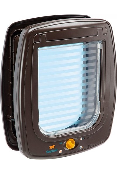 Ferplast Swing 9 Otomatik Kedi ve Köpek Kapısı Kahverengi 26 x 10 x 31 cm