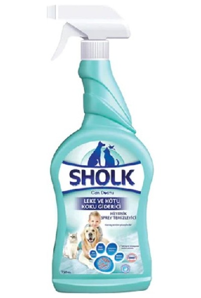 Sholk Evcil Hayvan Leke ve Koku Giderici Hijyenik Sprey 750 ml Sholk Evcil Hayvan Leke ve Koku Giderici Hijyenik Sprey 750 ml