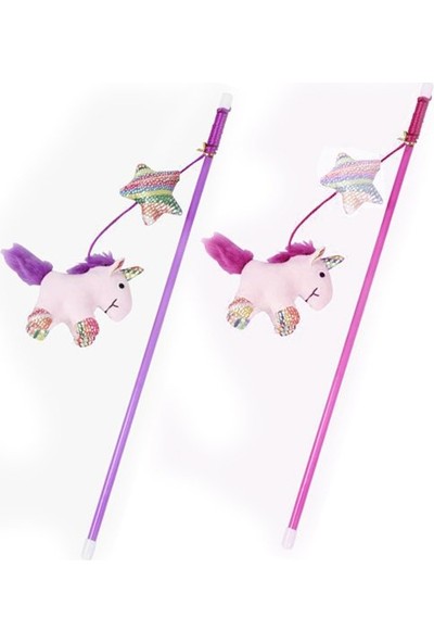 Pawise Unıcorn Şekilli Catnipli Kedi Oltası